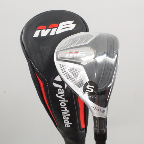 TaylorMade M6 Rescue 4 Hybrid 22 Degrees Atmos Stiff Flex Headcover ...
