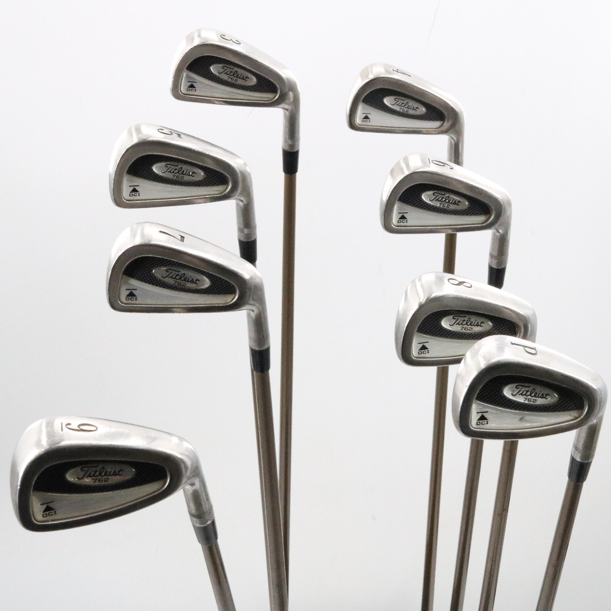 Titleist DCI 762 Iron Set 3-P Graphite Tour AD Gat 95 Regular Flex ...