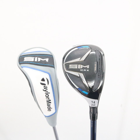 TaylorMade SIM Max Rescue 4 Hybrid 22 Deg Fujikura Regular Right-Handed 83315B - Mr Topes Golf