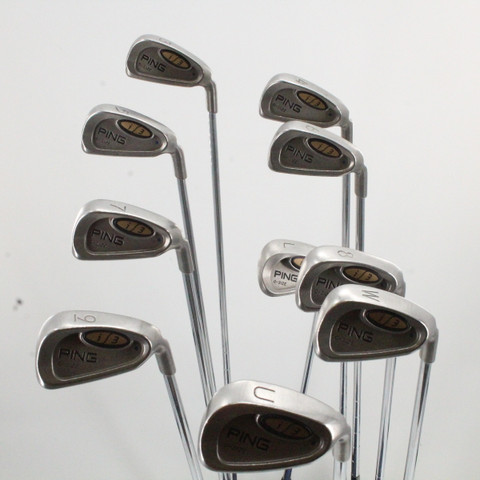 Ping I3 O-Size Iron Set 3-W,L,U,S Blue Dot Steel Cushin JZ Regular Flex 83408J - Mr Topes Golf