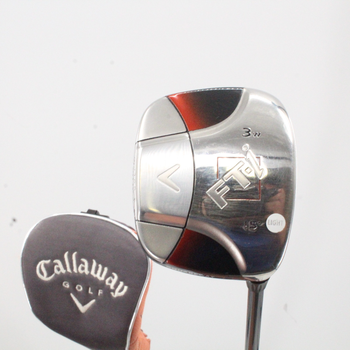 Callaway FT-i Squareway 3 Wood 15 Deg Fujikura R2 Senior Flex Headcover ...
