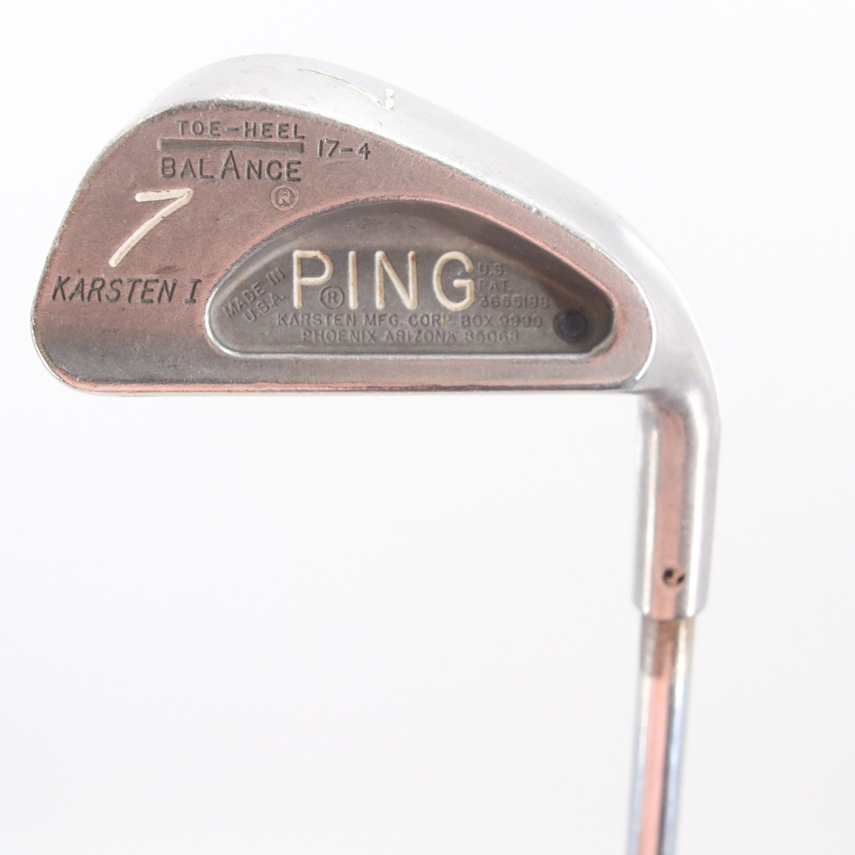 Ping Karsten I Individual 7 Iron Black Dot Steel Stiff Flex Right-Handed 89450R - Mr Topes Golf
