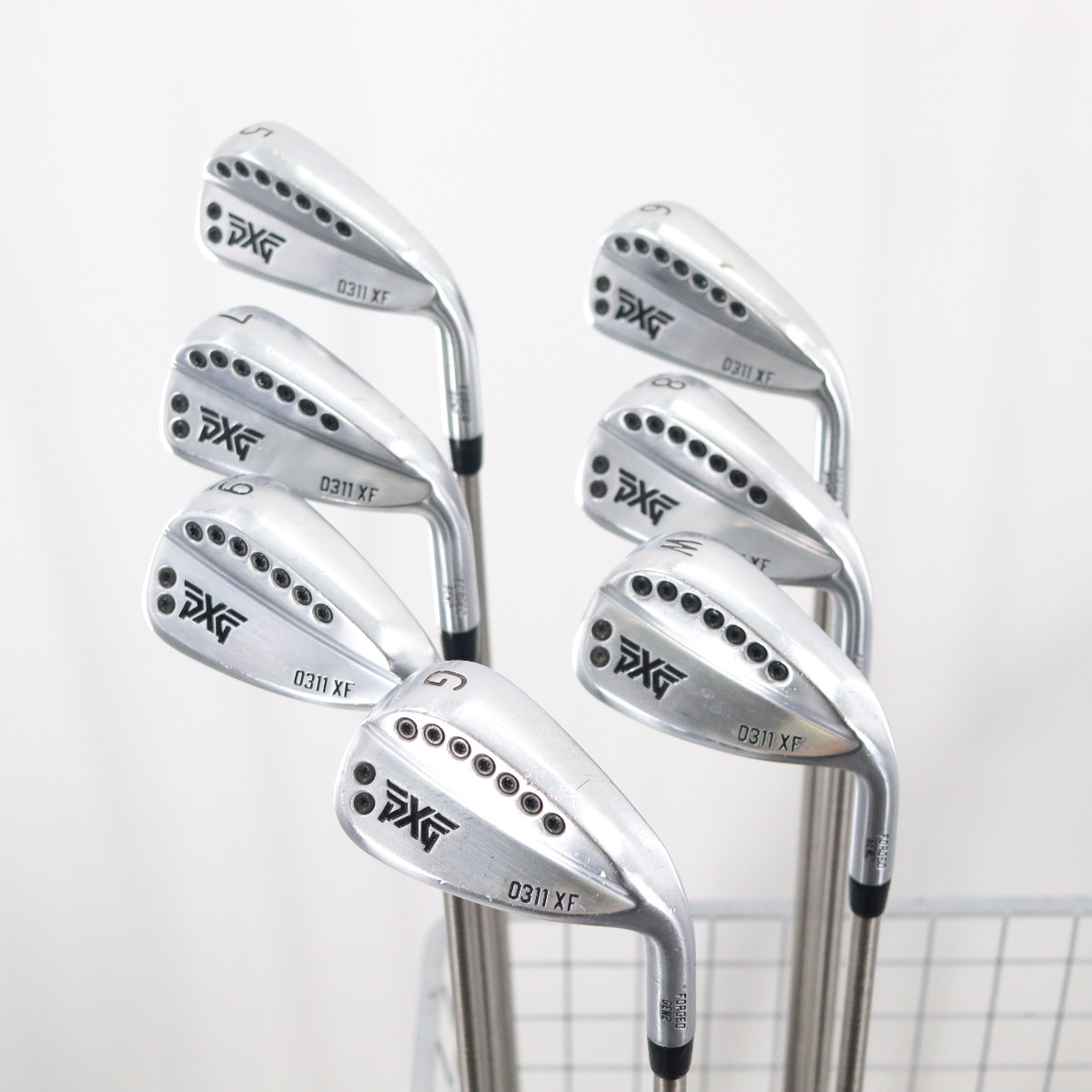 PXG Forged Gen 2 0311XF Iron Set 5-W,G, Graphite SteelFiber Senior Flex ...