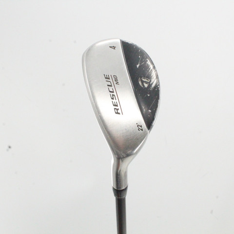 TaylorMade Rescue Mid 4 Hybrid 22 Deg Graphite Stiff Flex Left-Handed 89890C - Mr Topes Golf