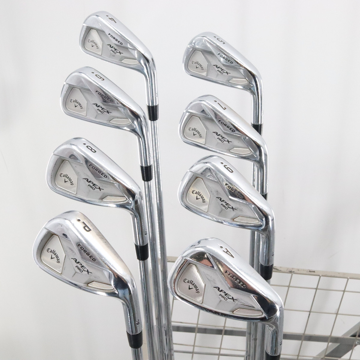Callaway Apex Pro 19 Forged Iron Set 4-P,A Steel Elevate VSS Stiff Flex ...