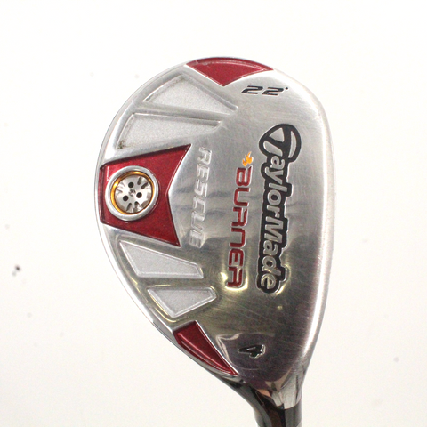 TaylorMade Burner Rescue 4 Hybrid 22 Degrees Graphite REAX Regular Flex 90629M - Mr Topes Golf