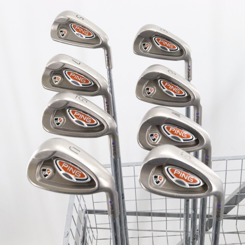 Ping i10 Iron Set 5-W,U,S Purple Dot Steel Shaft AWT Regular Flex ...