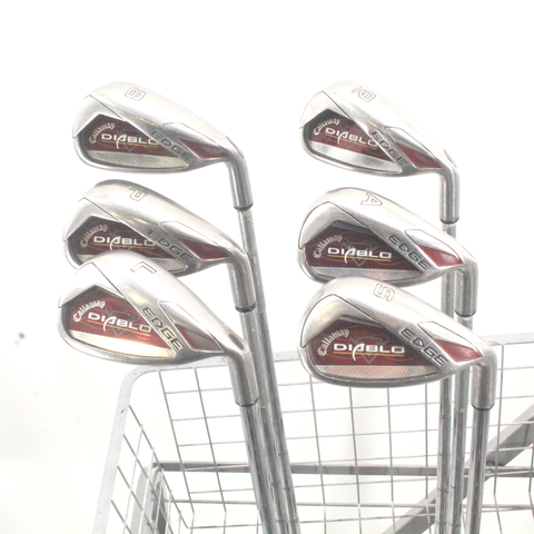 Callaway Diablo Edge Iron Set 8-P,A,S,L Steel Shaft Uniflex Right ...
