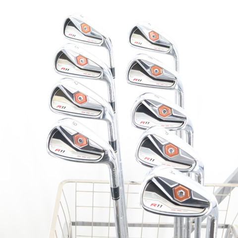 TaylorMade R11 Iron Set 3-P,A Steel KBS 90 Shaft Stiff Flex Right-Hand ...