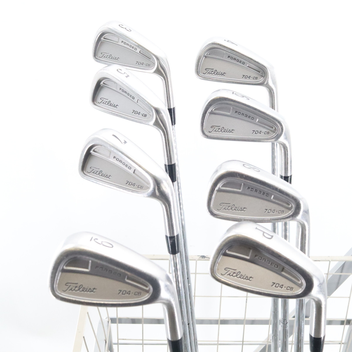 Titleist 704 CB Forged Iron Set 3-P Steel True Temper S300 Stiff Flex ...