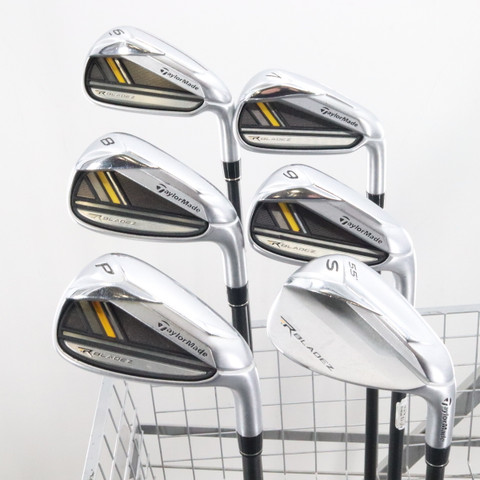 TaylorMade RBladez Iron Set 6-P,S Rocketfuel Graphite Ladies Flex ...
