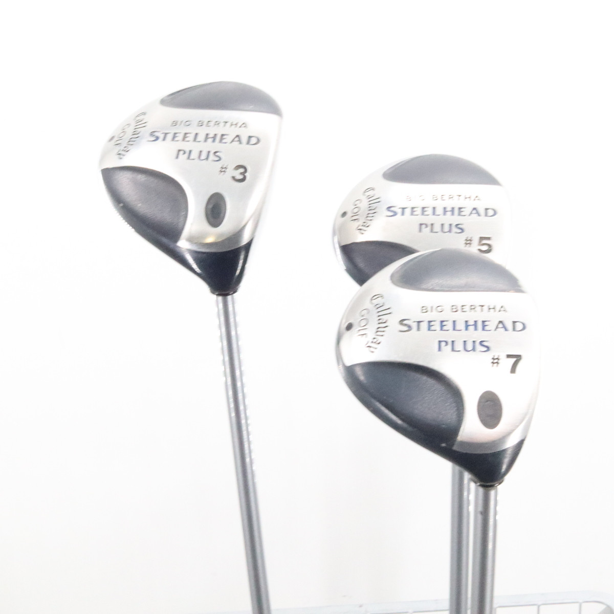 Callaway Steelhead Plus Woods Set 3,5,7 Graphite Regular Flex 92431G ...