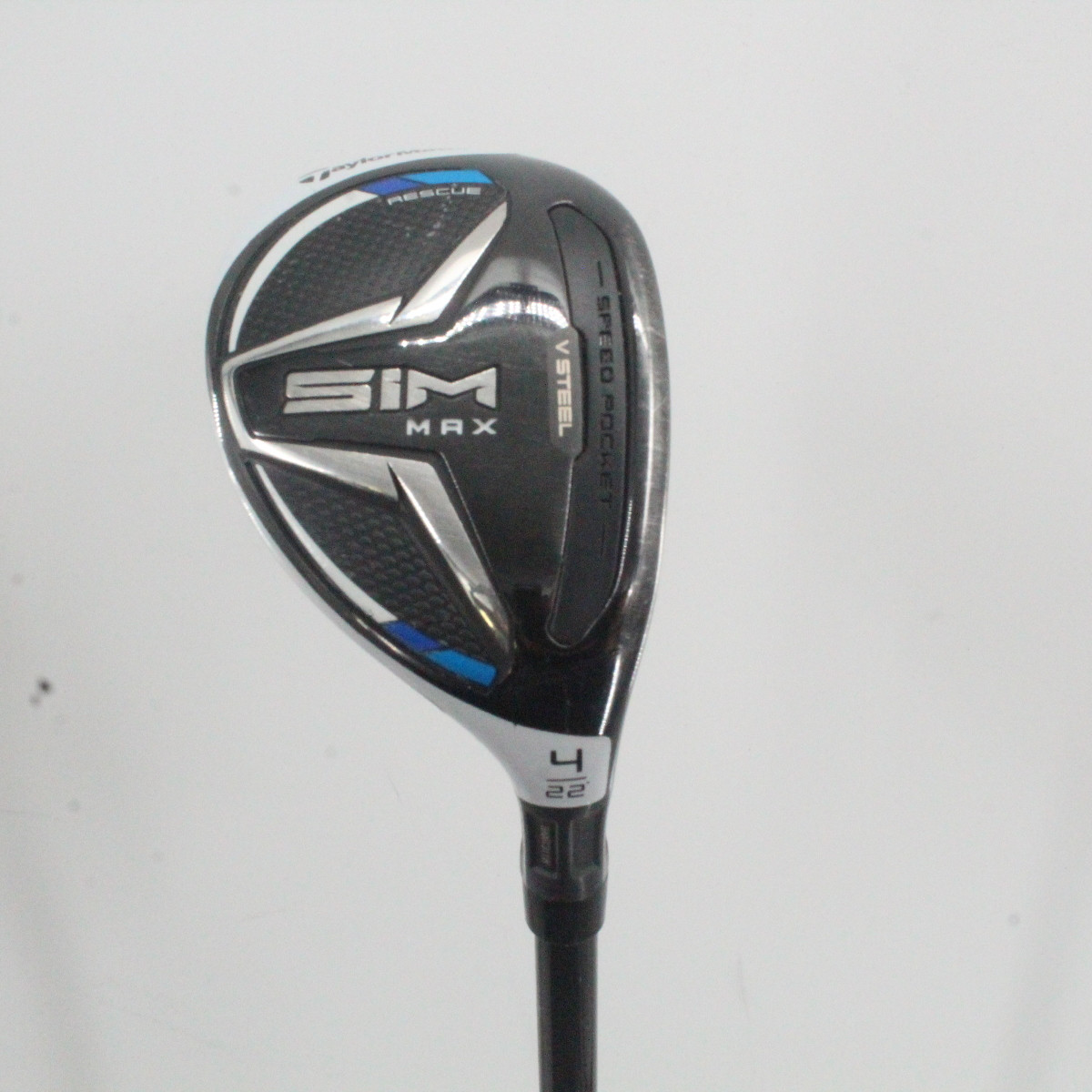 TaylorMade SIM Max Rescue 4 Hybrid 22 Deg Bassara Regular Flex Right ...