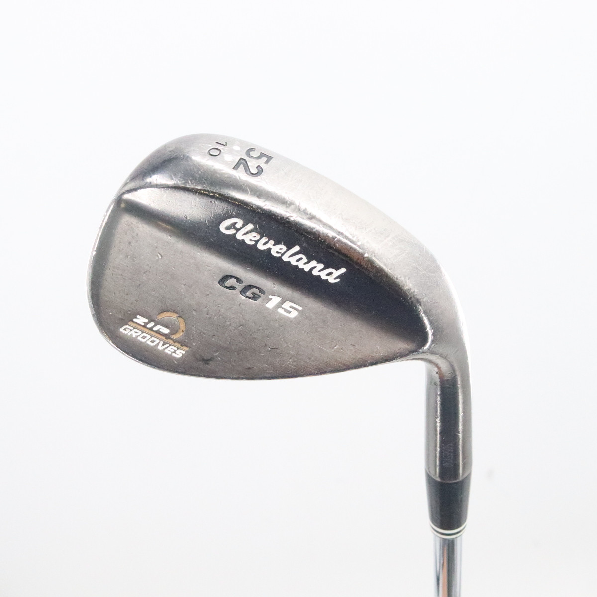 Cleveland CG15 Black Pearl Gap Wedge 52 Deg 52.10 Traction Steel Shaft ...