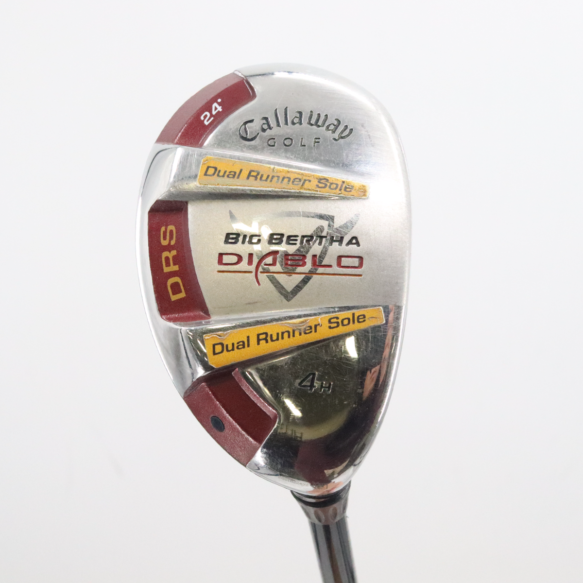 Callaway Big Bertha Diablo DRS 4 Hybrid 24 Deg Graphite 380 HB X-Stiff ...