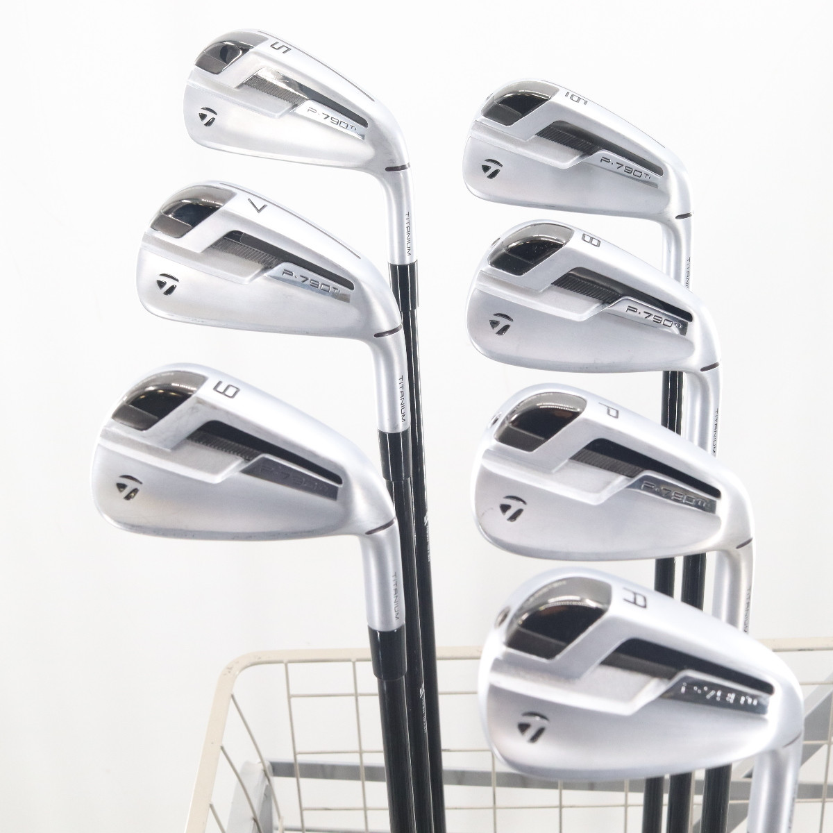 TaylorMade P790 TI Iron Set 5-P,A Mitsubishi MMT 65 Graphite Regular ...