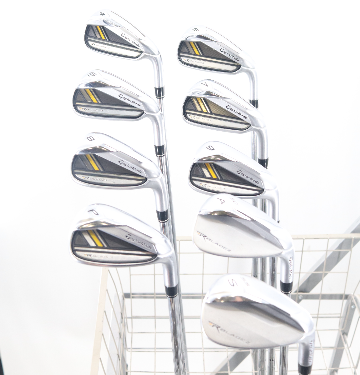 TaylorMade Rbladez Iron Set 4-P,A,S Iron Set Steel Regular Flex Right ...