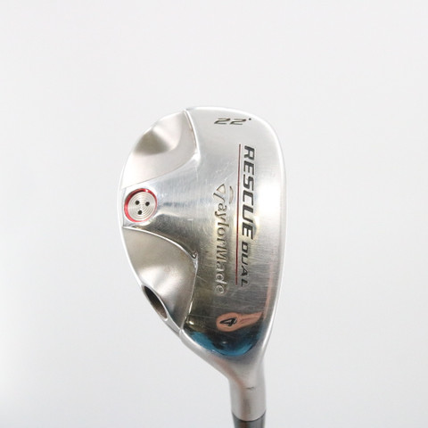 TaylorMade Rescue Dual 4 Hybrid 22 Deg Graphite R2 Senior RH Right ...