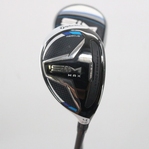 TaylorMade SIM Max Rescue 4 Hybrid 22 Deg ProForce V2 F3 Regular Flex ...