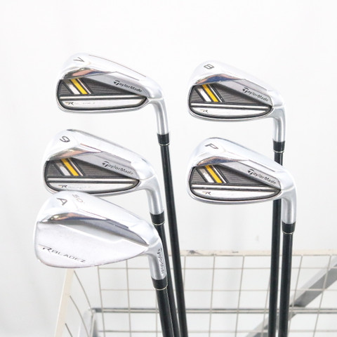 TaylorMade Rbladez Iron Set 7-P,A Iron Set Graphite Regular Flex RH ...