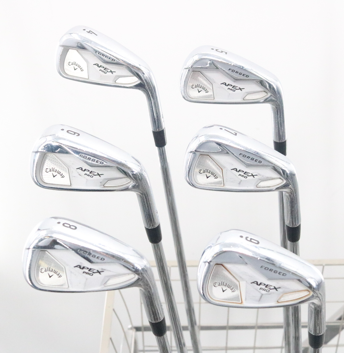 Callaway Apex Pro 19 Forged Iron Set Steel KBS $ Taper Stiff Flex ...