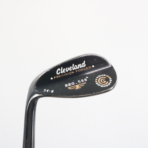 Cleveland Reg 588 Precision Forged Black Pearl Wedge 54.08 Deg Steel LH ...