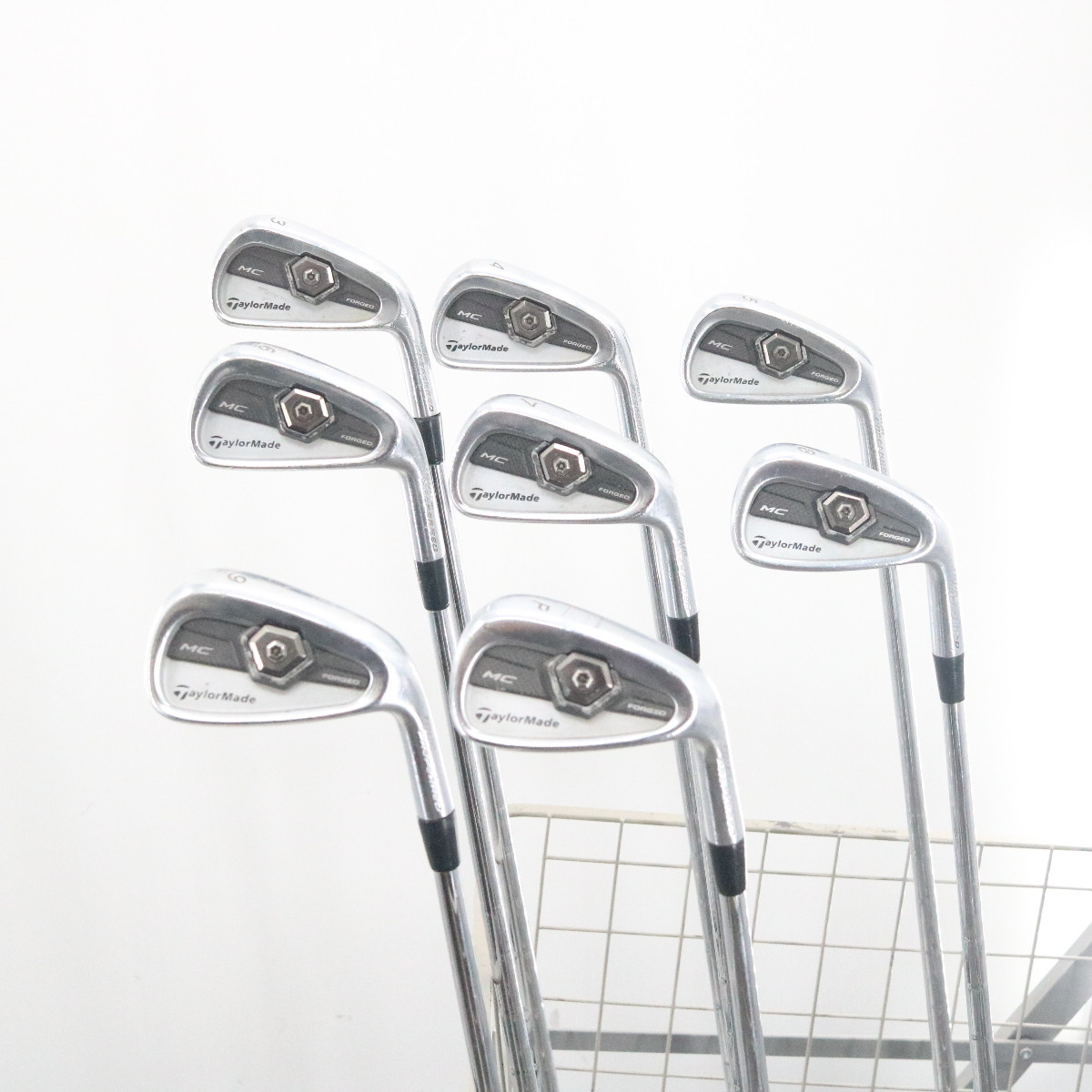 TaylorMade Tour Preferred MC Forged Iron Set 3-P KBS Tour X Stiff Flex ...