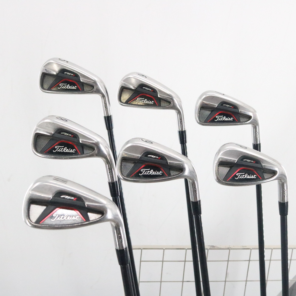 Titleist AP1 712 Iron Set 5-P,W Graphite Tour AD 65i Senior Right ...