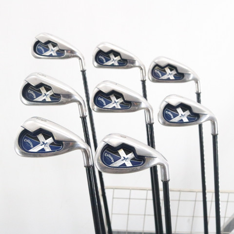 Callaway X-18 Iron Set 3-P Graphite System 75 Regular Flex Right-Hand J ...