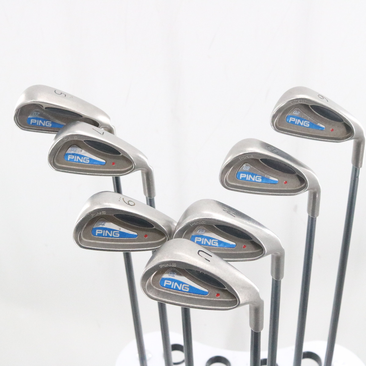 Ping G2 Iron Set 5HL-W,U Iron Set Red Dot Graphite Shaft Regular Flex G ...