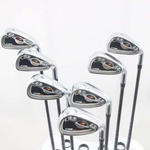 TaylorMade R7 CGB Max Iron Set 4-P Graphite REAX 90 Stiff Flex G-100696 ...