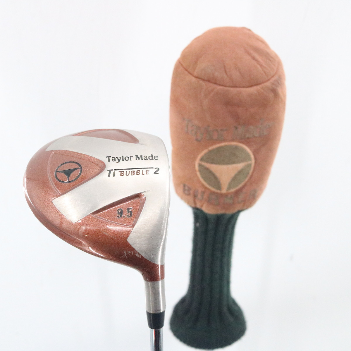 TaylorMade Titanium Bubble 2 Driver 9.5 Deg Steel Dynamic Gold Regular ...