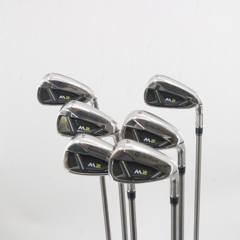 TaylorMade M2 Iron Set 6-P,A Graphite Steel Fiber Stiff Flex Right Hand ...