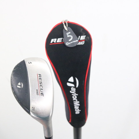 TaylorMade Rescue Mid 5 Hybrid 25 Degrees Graphite Regular Right Handed ...