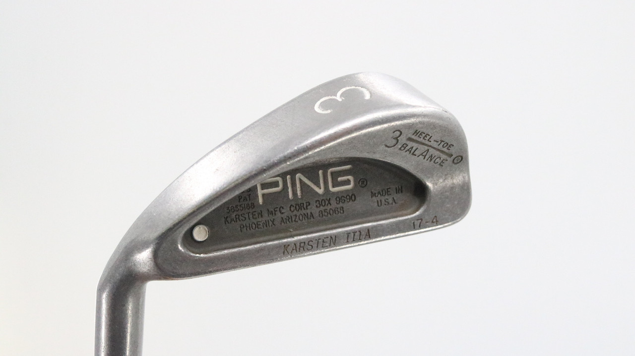 Ping Karsten III Individual 3 Iron White Dot Steel Stiff S Left-Handed ...
