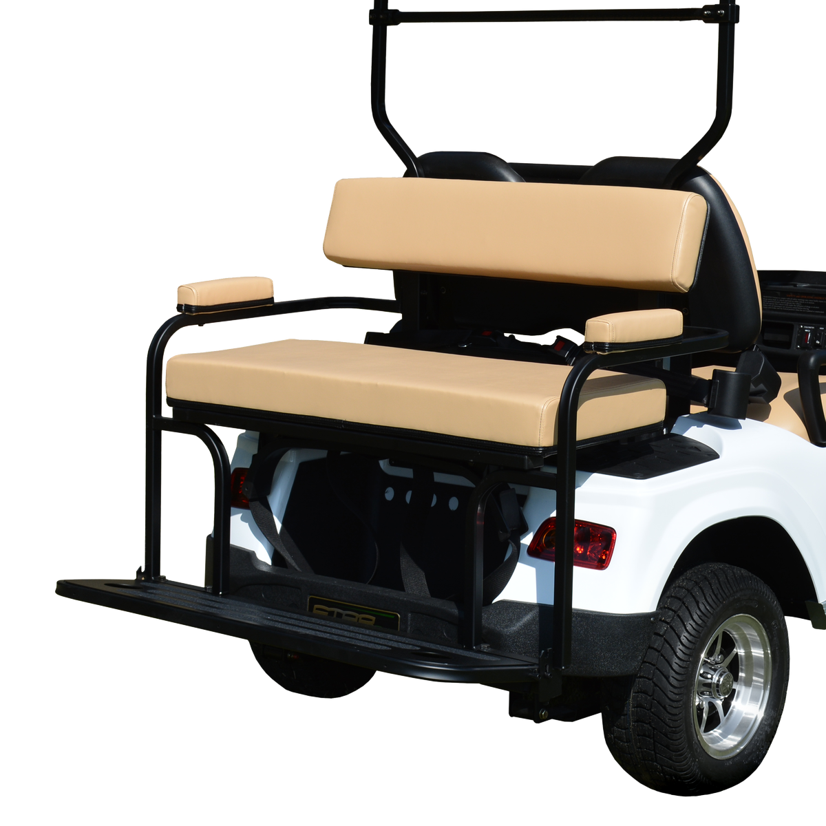 STAR Cart 2 In 1 Combo Golf Cart Rear Seat Kit And Bag Holder Golf STAR Cart 2 In 1 Combo Golf Cart Rear Seat Kit And Bag Holder Golf