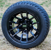 12 inch Golf Cart Wheels and Tires Combos for Non Lifted Golf Carts ...