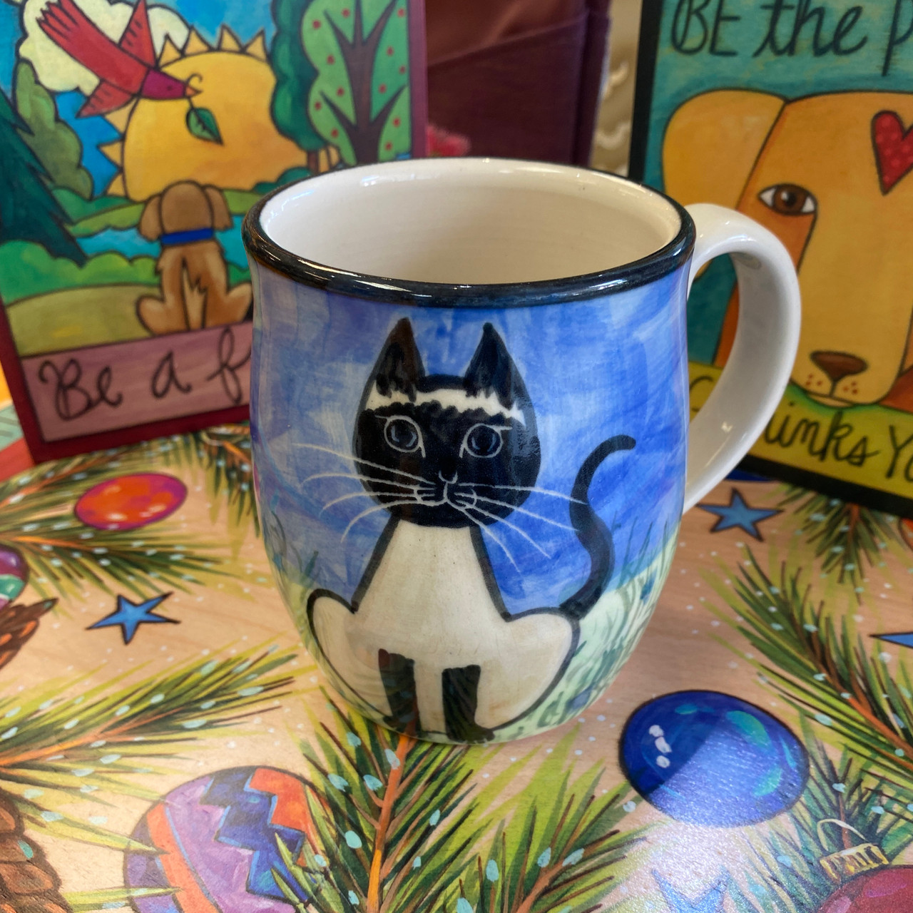siamese cat mug