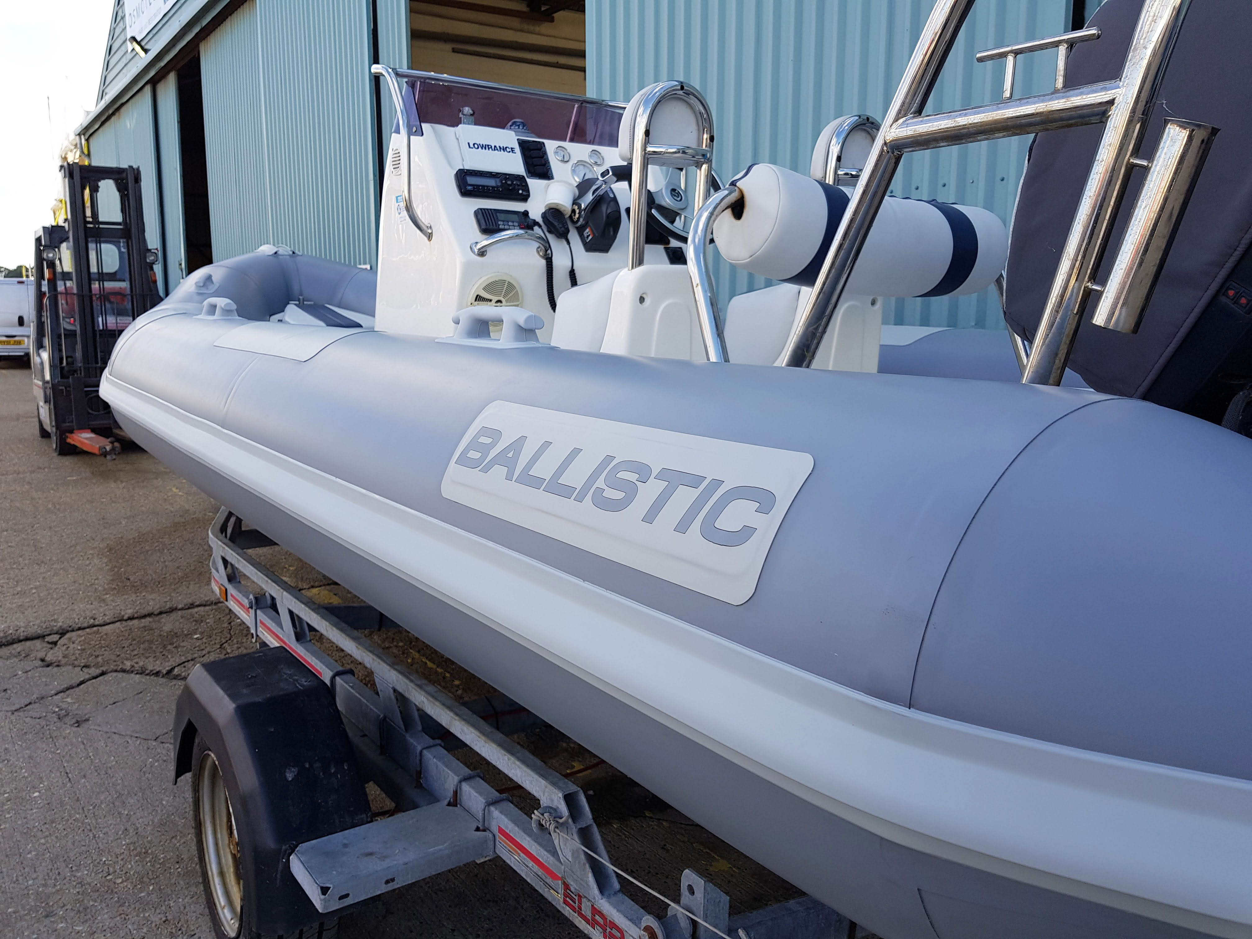 Ballistic 5.5m Neptune Grey re-tube - Rib Shop Ltd