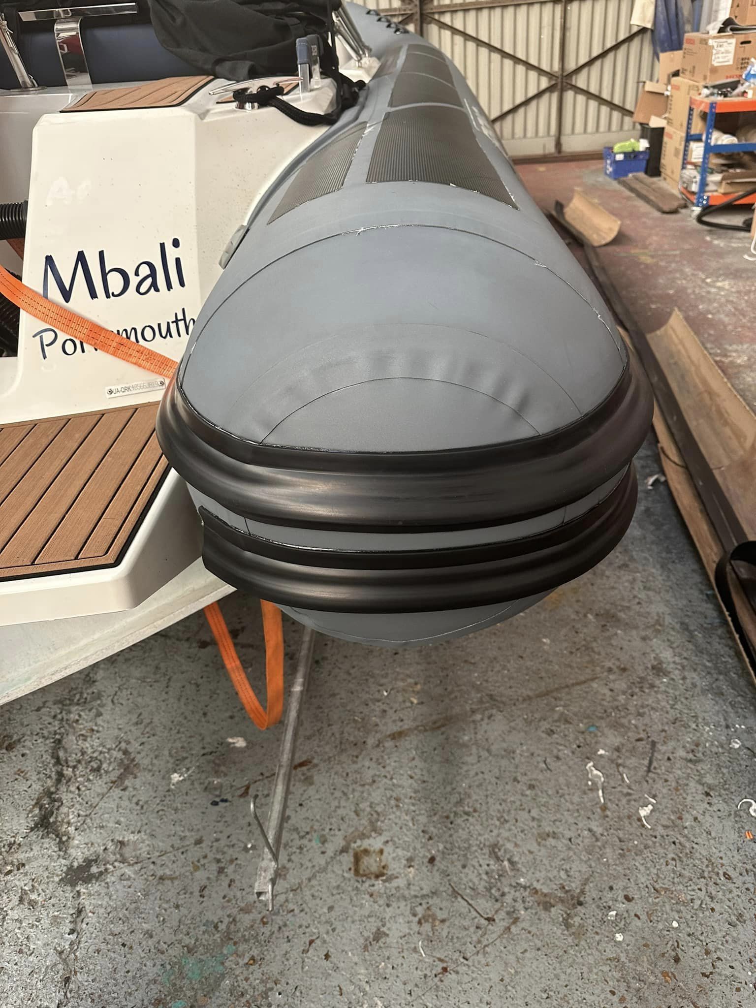 Brig Rib tube repair - Rib Shop Ltd