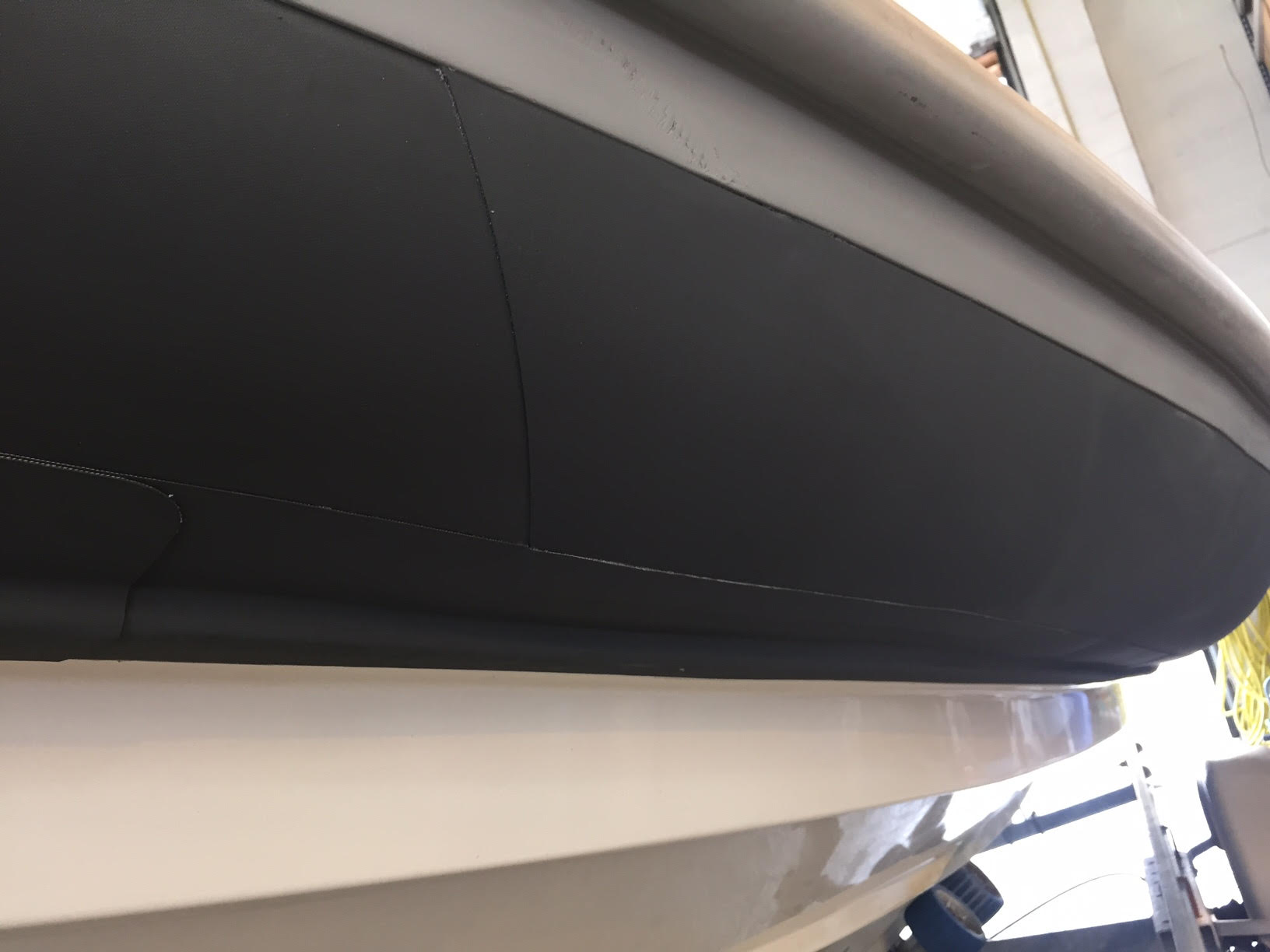 Rib tube repair to Coastline Rib - Rib Shop Ltd