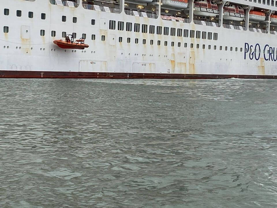 Cruise ship rescue craft re-tube - Rib Shop Ltd