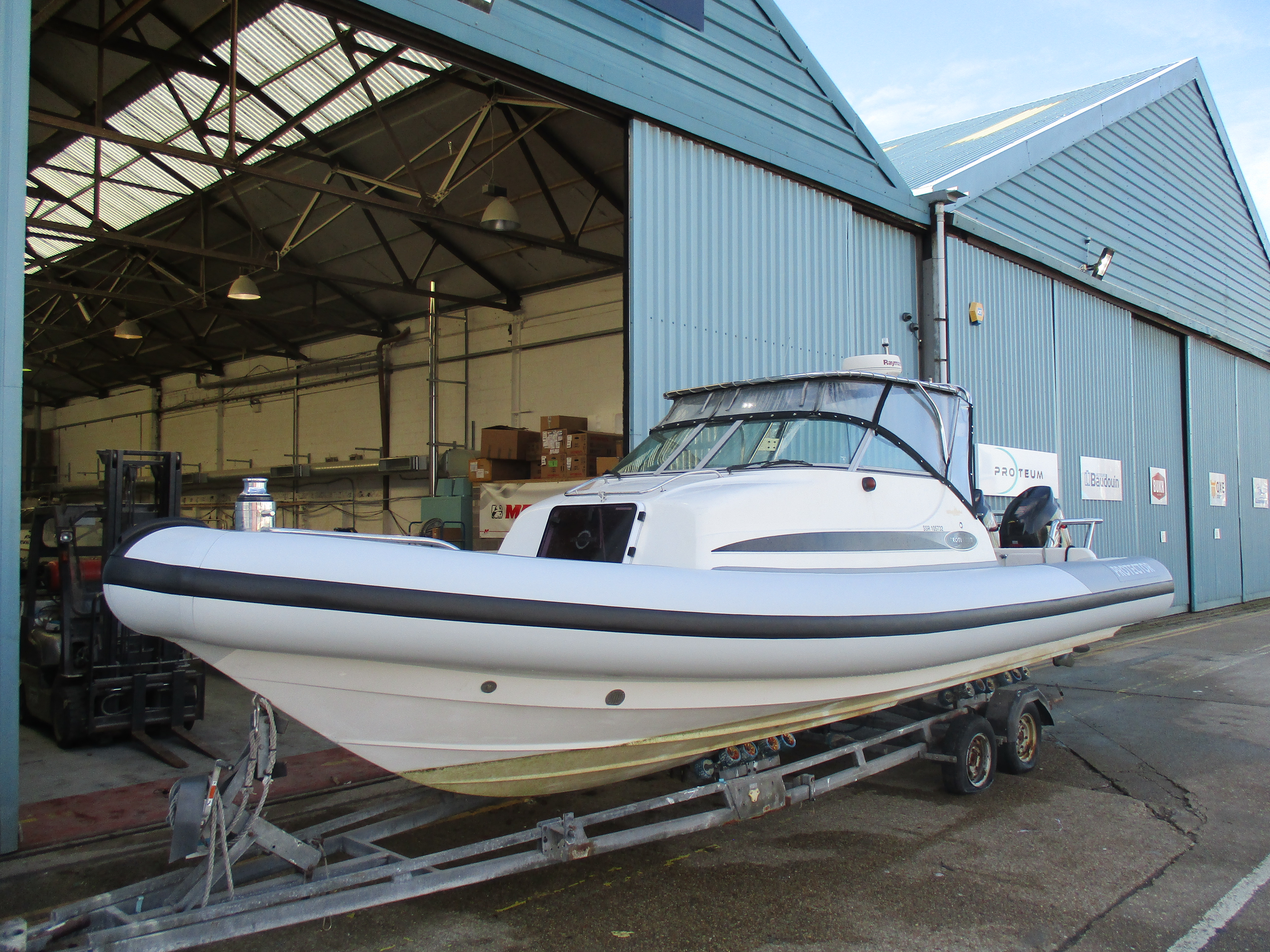 New tubes for a Protector 9 meter Rib - Rib Shop Ltd