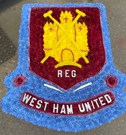 West Ham Badge - Contemporary Flowers