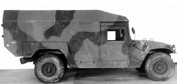 M996 HUMVEE Mini-Ambulance Kniga 1352 Resin 1/87 Unassembled Truck ...
