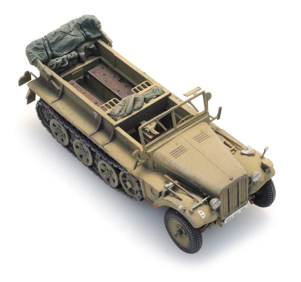 German Halftrack Sd.Kfz.10 Artitec 6870494 Hand Painted 1/87 Afrika ...