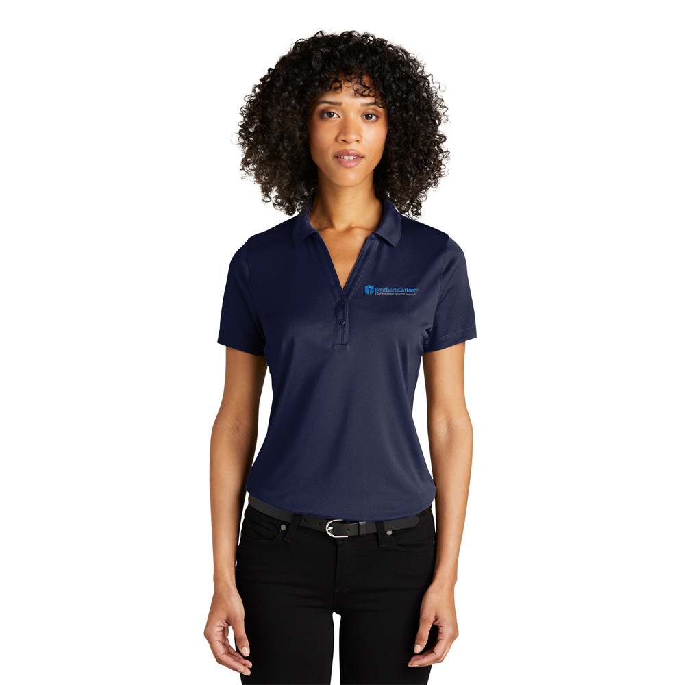 SouthernCarlson Ladies C-FREE Performance Polo - True Navy w/Full Color ...
