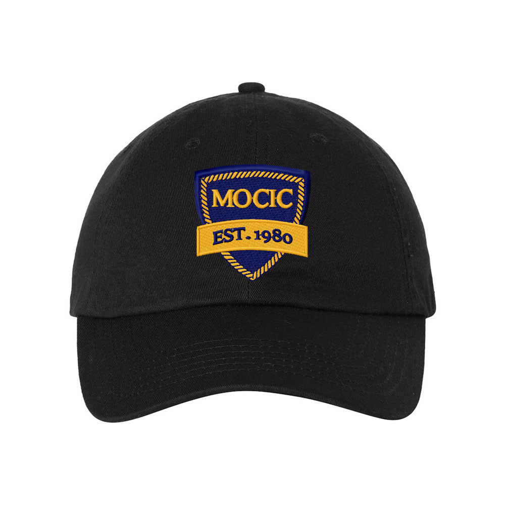 MOCIC SHIELD LOGO - Unstructured Cap - Black | Crackerjack Shack