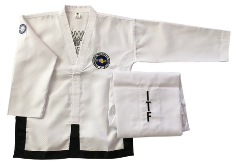 Traditional ONYX Black Belt 1-3 Degree Dobok - DOBOKS.COM