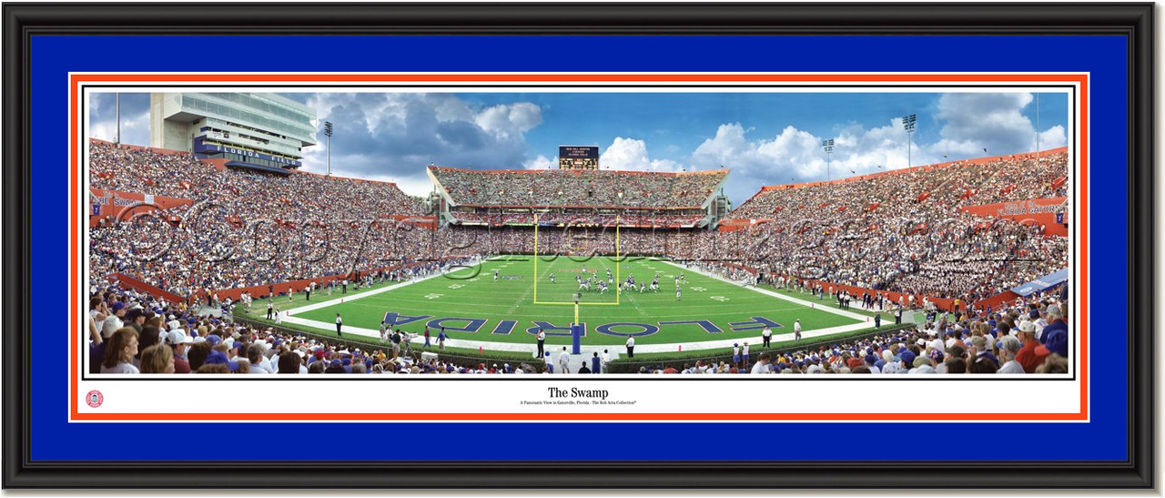 Gators Stadium Poster The Swamp, Ben Hill Griffin Framed Picture
